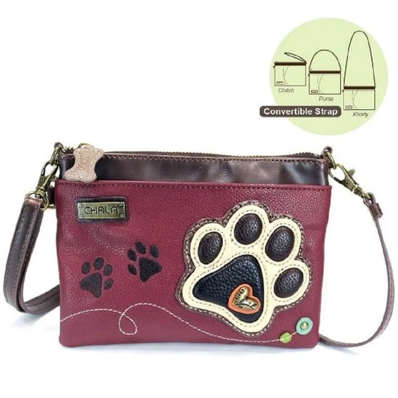 Chala | Bags | Charming Chala Puppy Dog Paw Print In Beige Mini ...